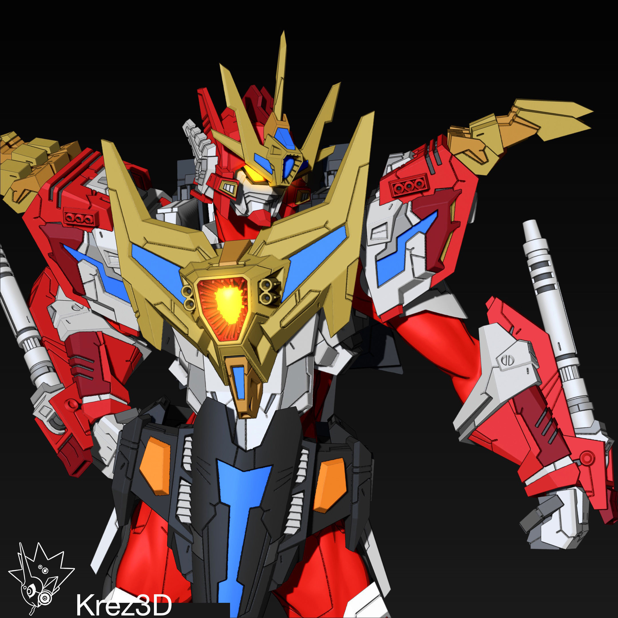King Gridman 3D model 3D printable | CGTrader