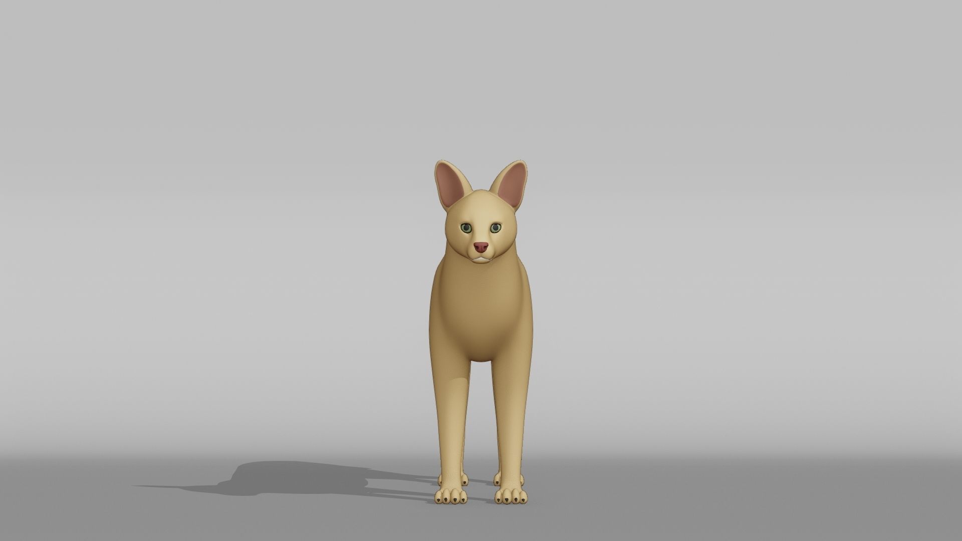 3D model Serval Base Mesh VR / AR / low-poly | CGTrader