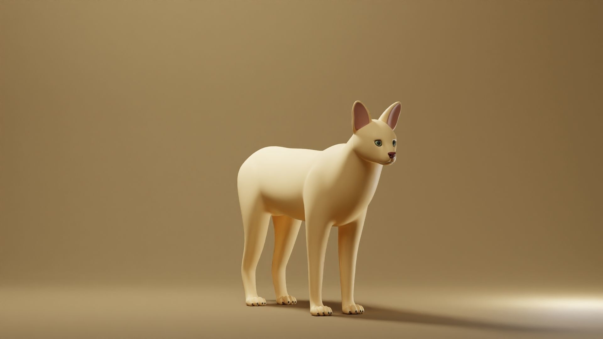 3D model Serval Base Mesh VR / AR / low-poly | CGTrader
