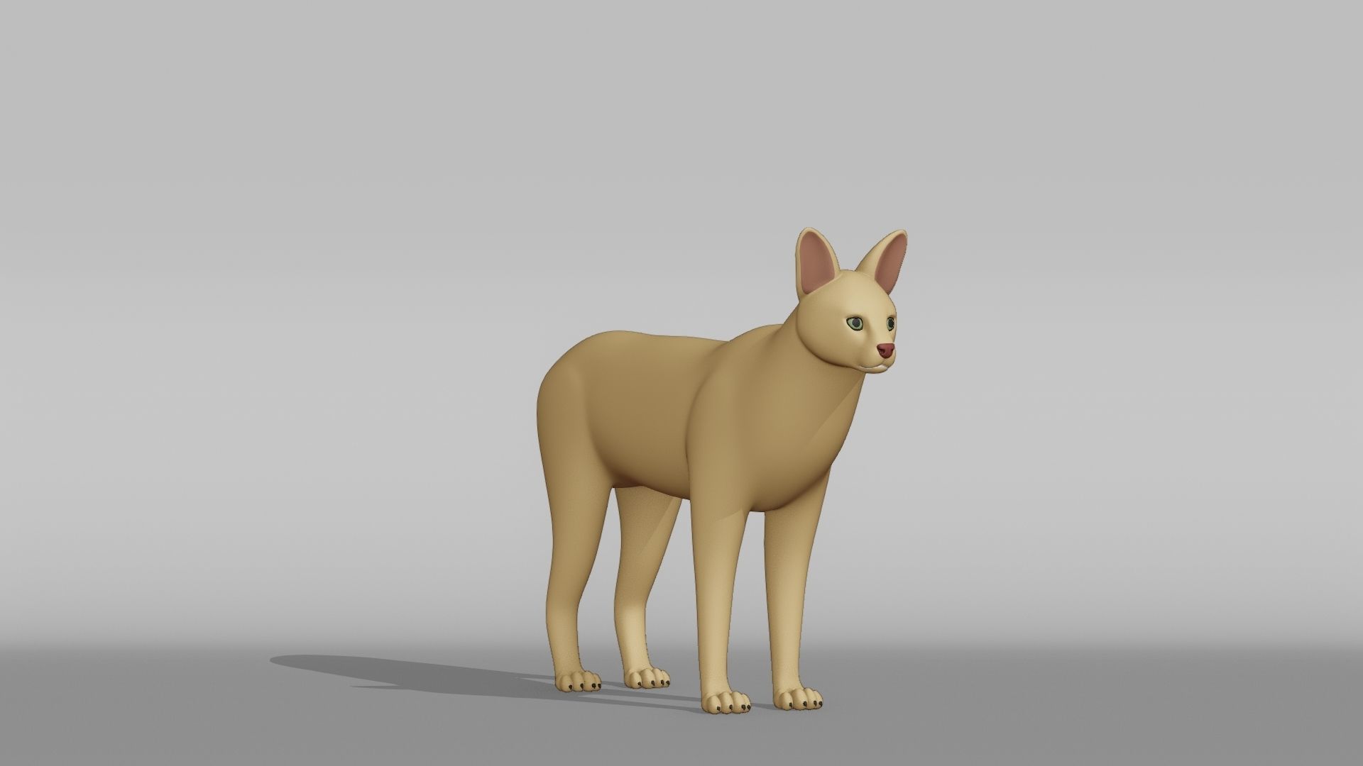 3D model Serval Base Mesh VR / AR / low-poly | CGTrader