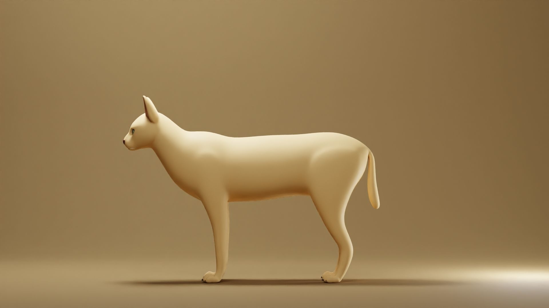 3D model Serval Base Mesh VR / AR / low-poly | CGTrader