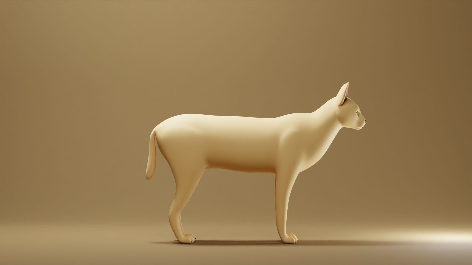 3D model Serval Base Mesh VR / AR / low-poly | CGTrader