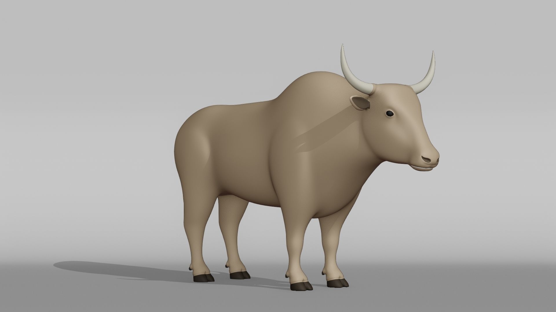 3D model Yak Base Mesh VR / AR / low-poly | CGTrader