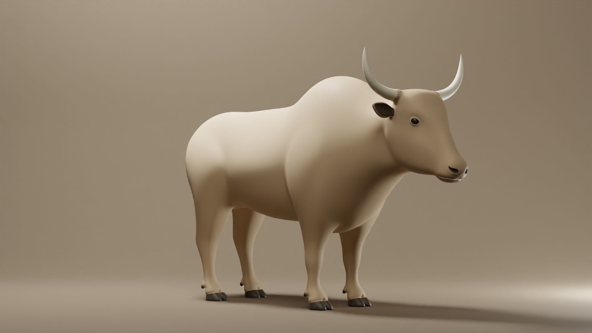 3D model Yak Base Mesh VR / AR / low-poly | CGTrader