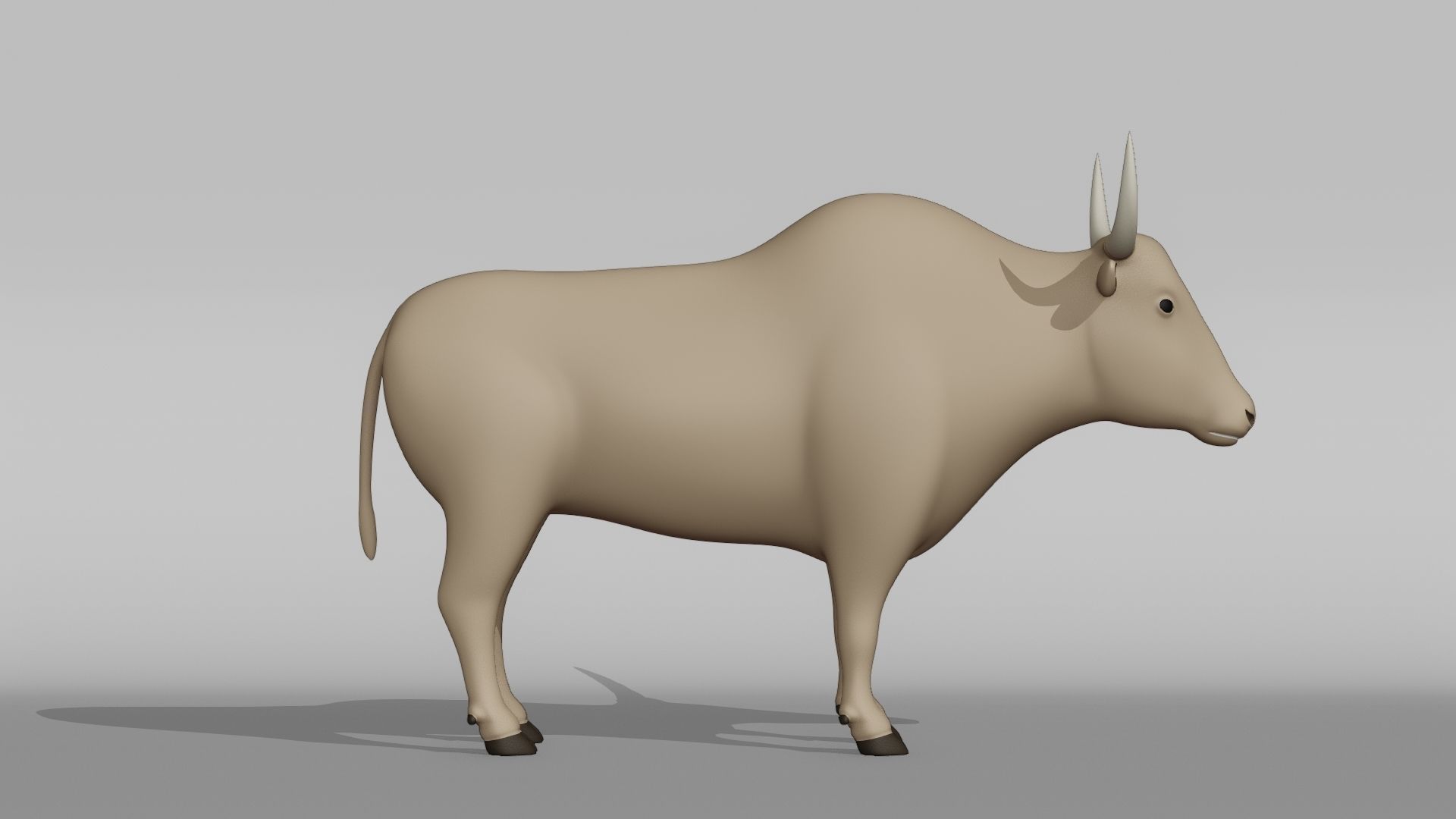 3D model Yak Base Mesh VR / AR / low-poly | CGTrader