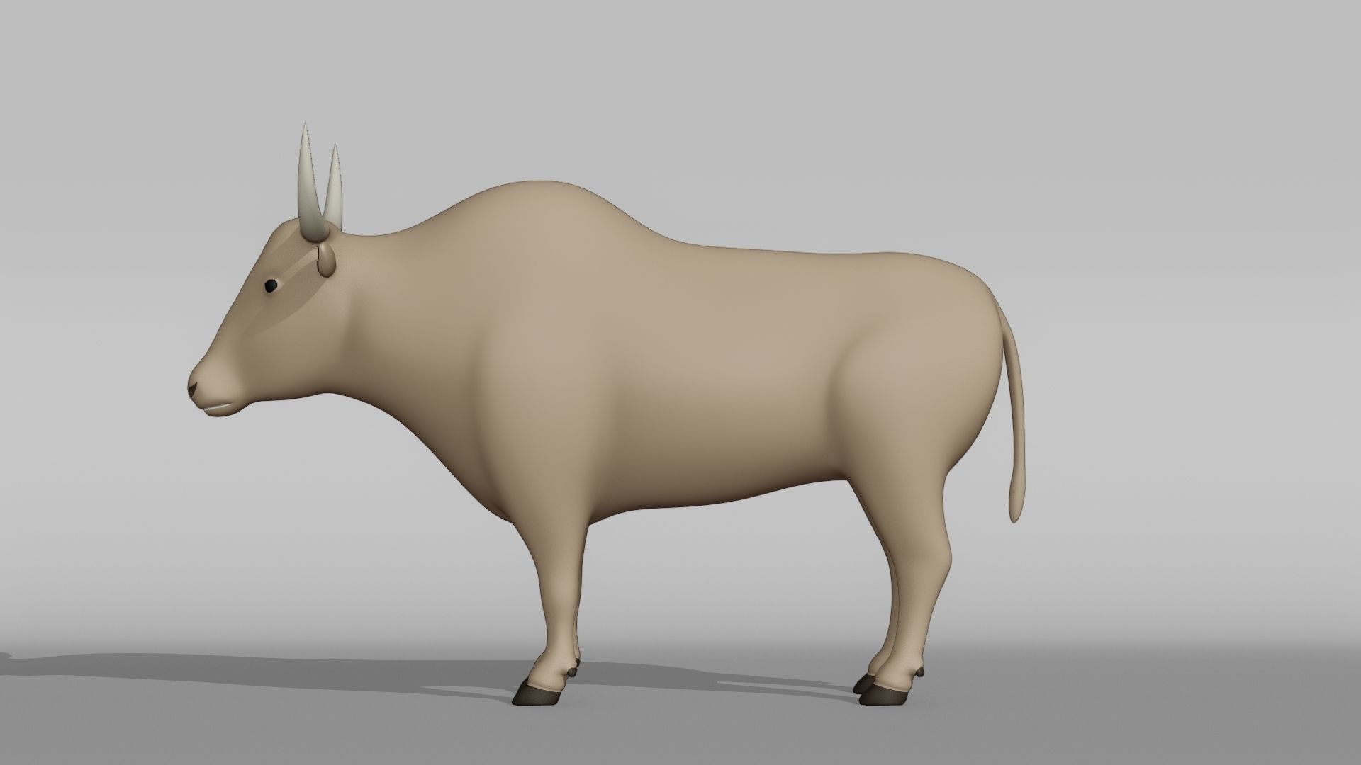 3D model Yak Base Mesh VR / AR / low-poly | CGTrader