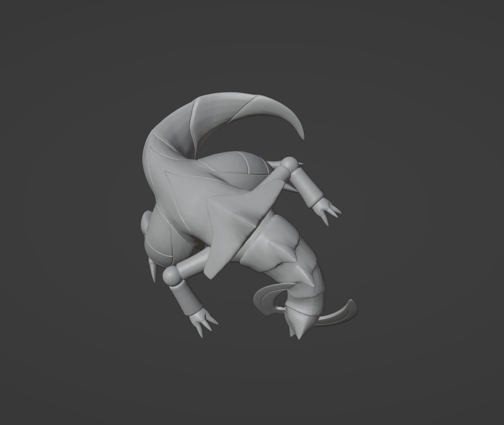 Haxorus pokemon 3D print model 3D model 3D printable | CGTrader
