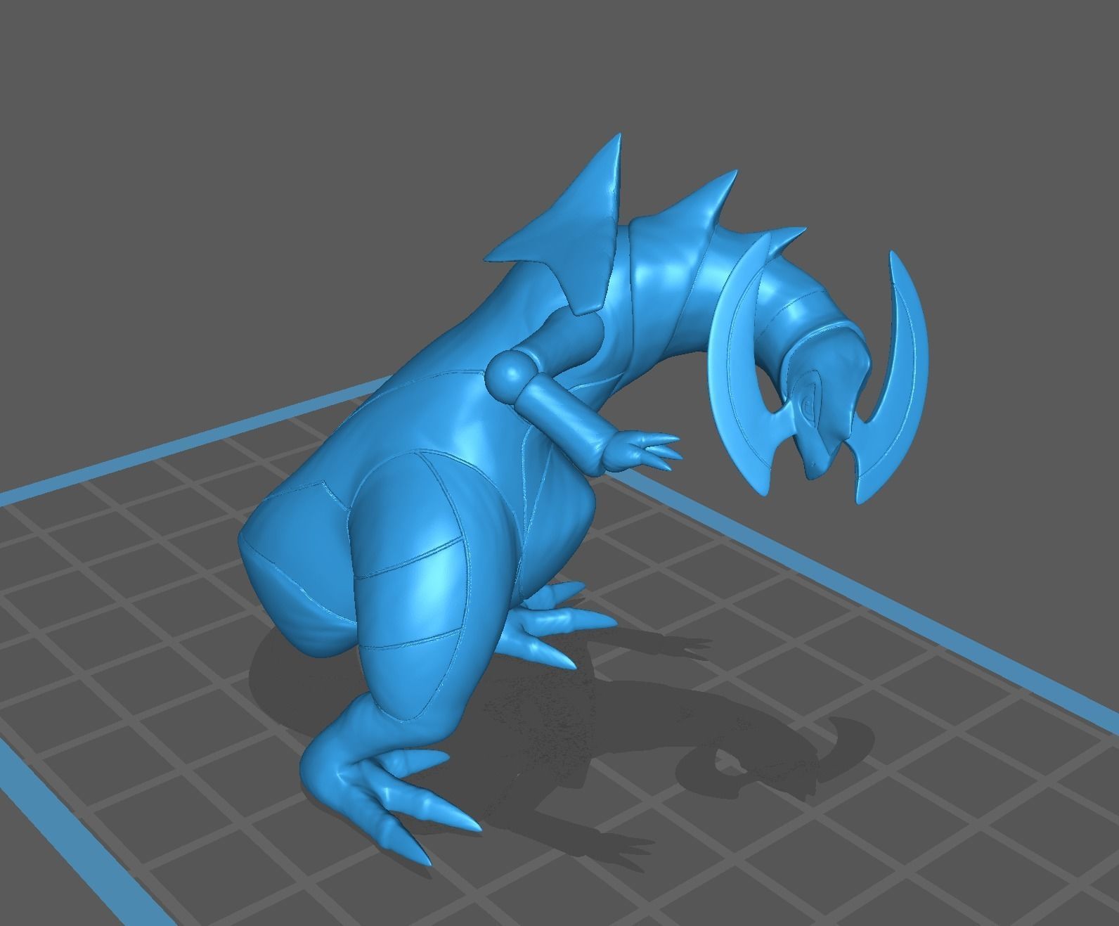 Haxorus pokemon 3D print model 3D model 3D printable | CGTrader