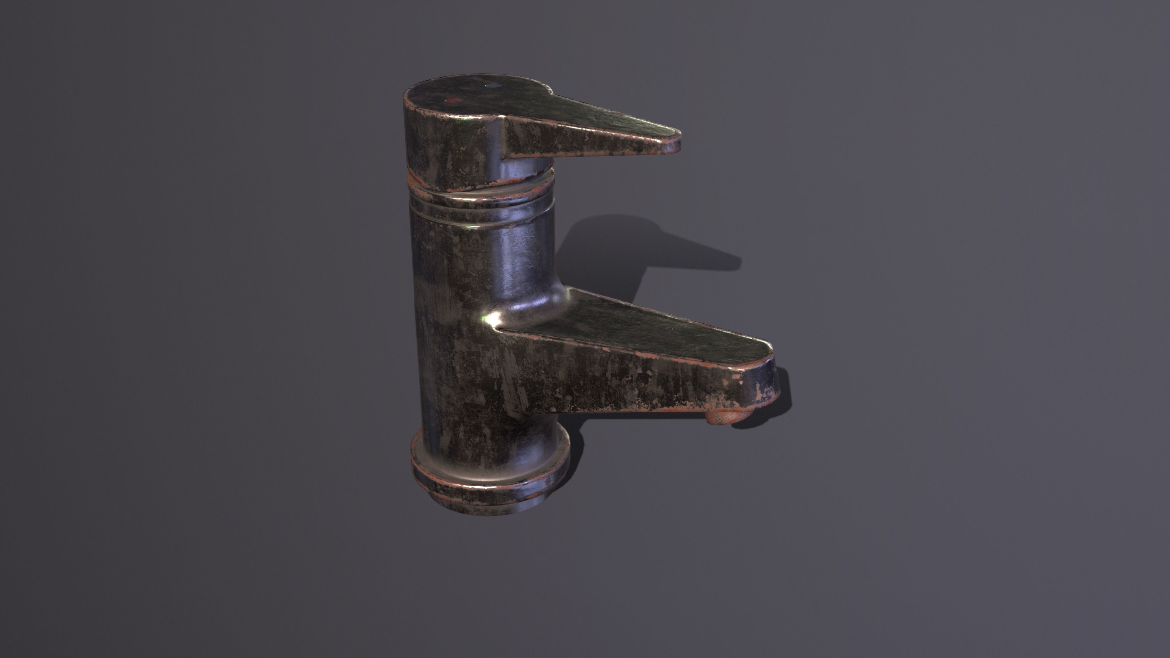 3D model Rusty Water Tap VR / AR / low-poly | CGTrader