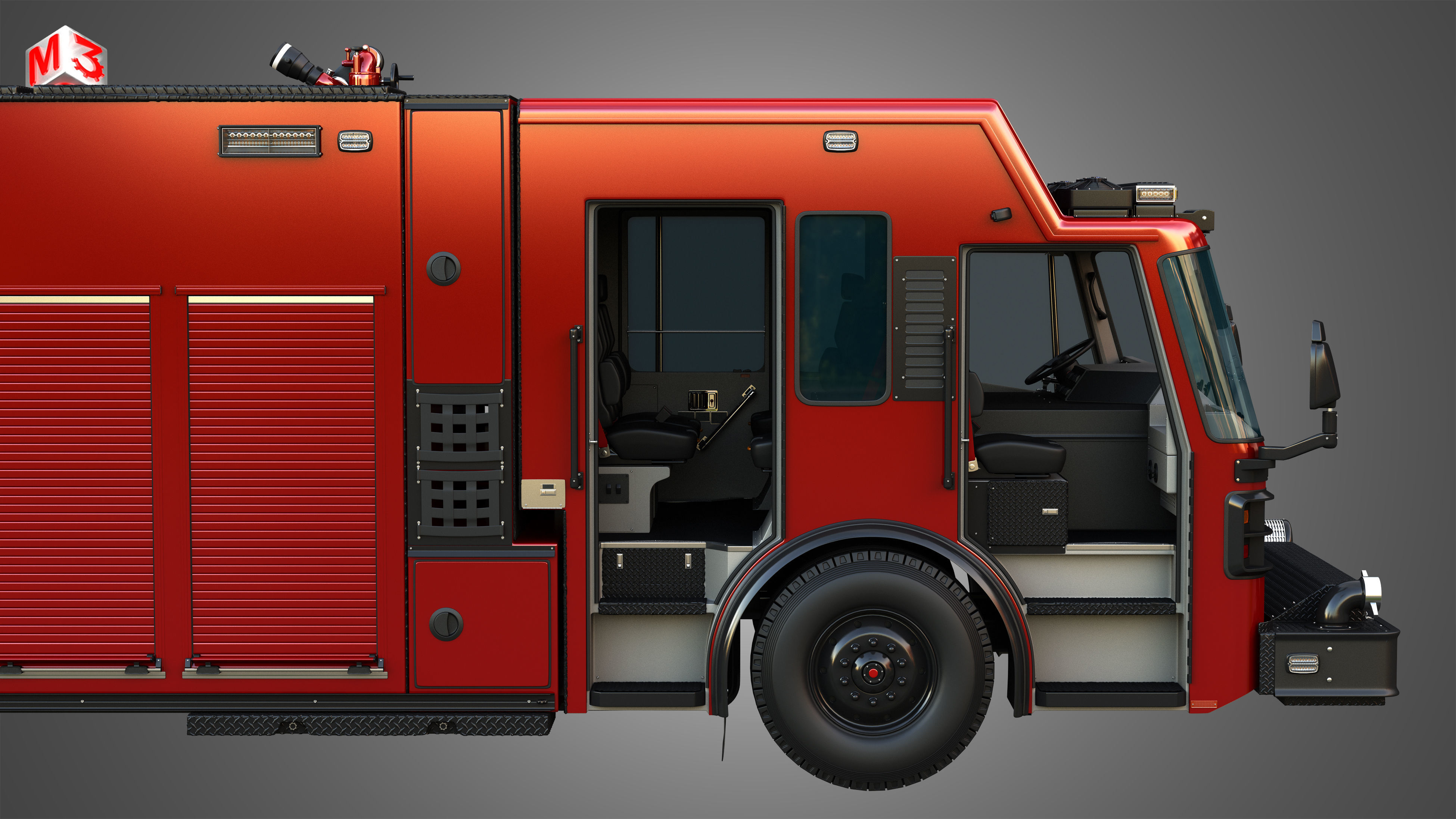 Ferrara Fire Apparatus - MVP Rescue Pumper 3D model | CGTrader