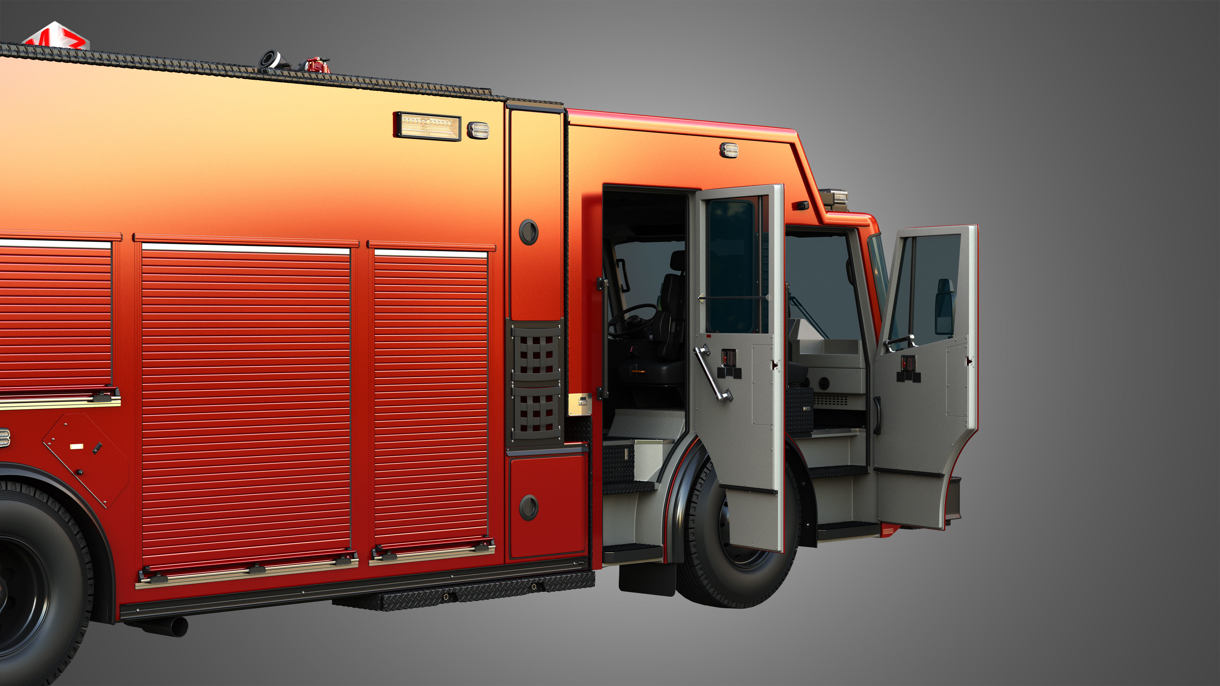 Ferrara Fire Apparatus - MVP Rescue Pumper 3D model | CGTrader