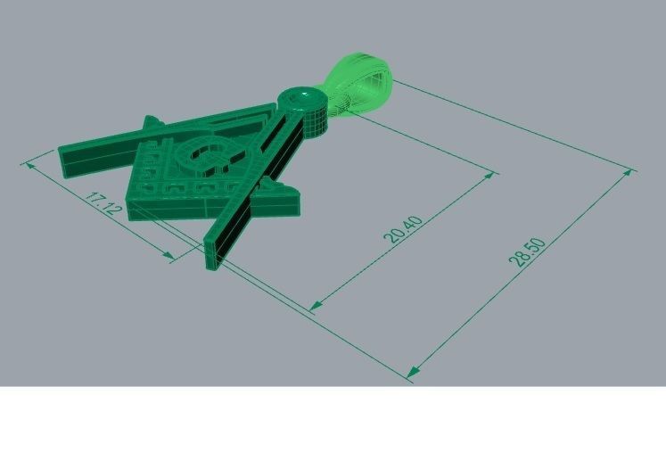 The Square and Compasses Masonic Pendant 3D model 3D printable | CGTrader