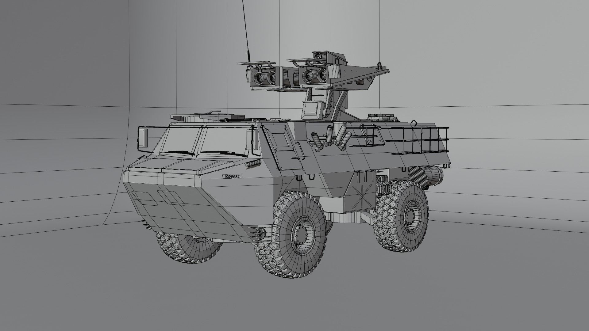 VAB HOT VCAC Mephisto 3D model | CGTrader