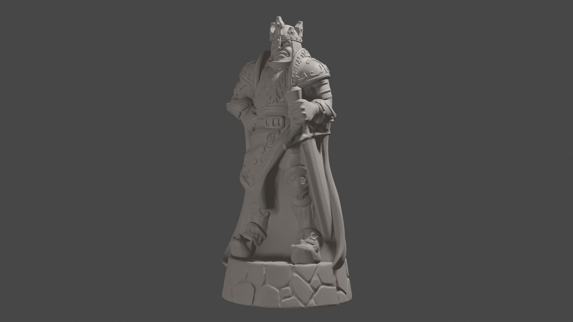Fantasy human army chess set 2 3D model 3D printable | CGTrader
