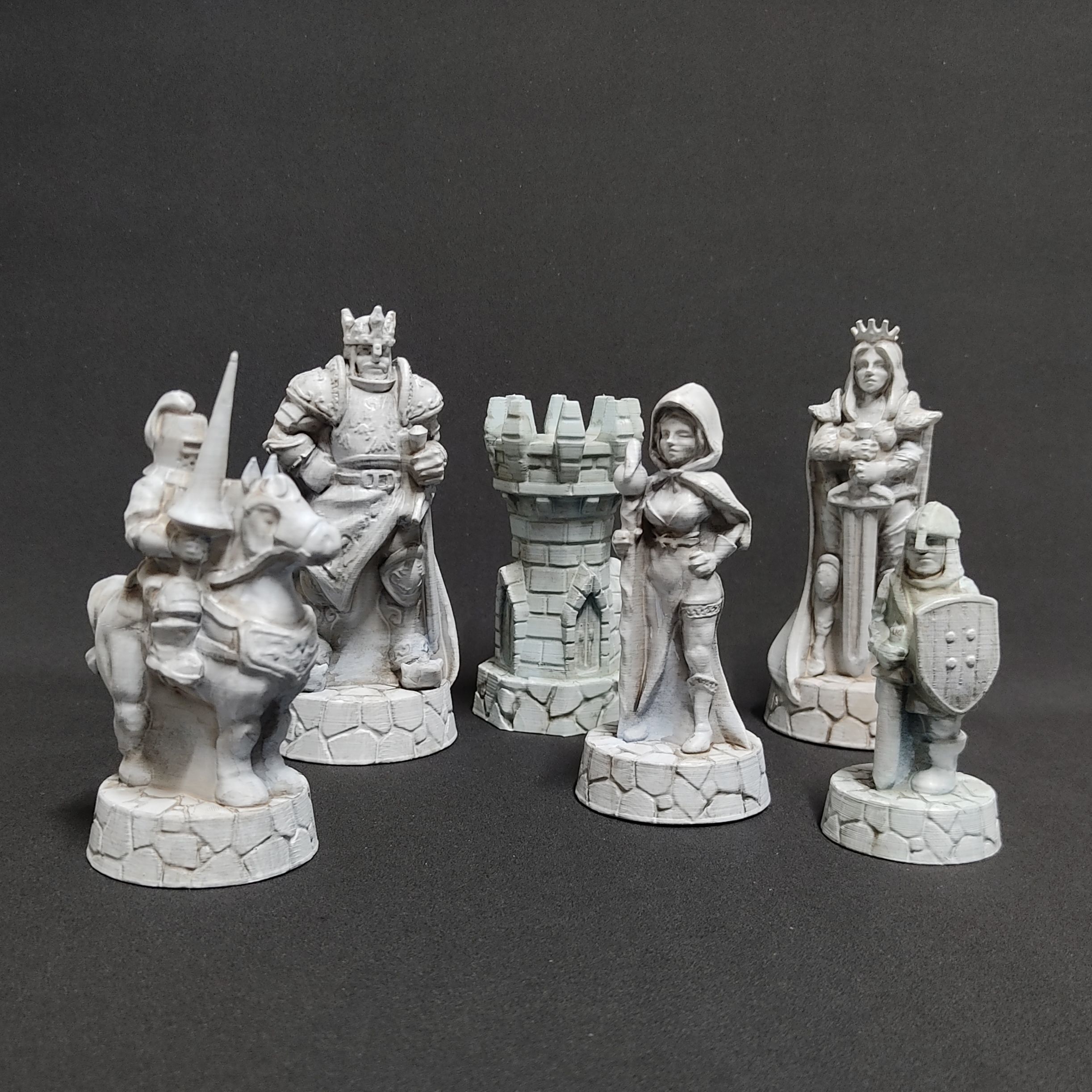 Fantasy human army chess set 2 3D model 3D printable | CGTrader