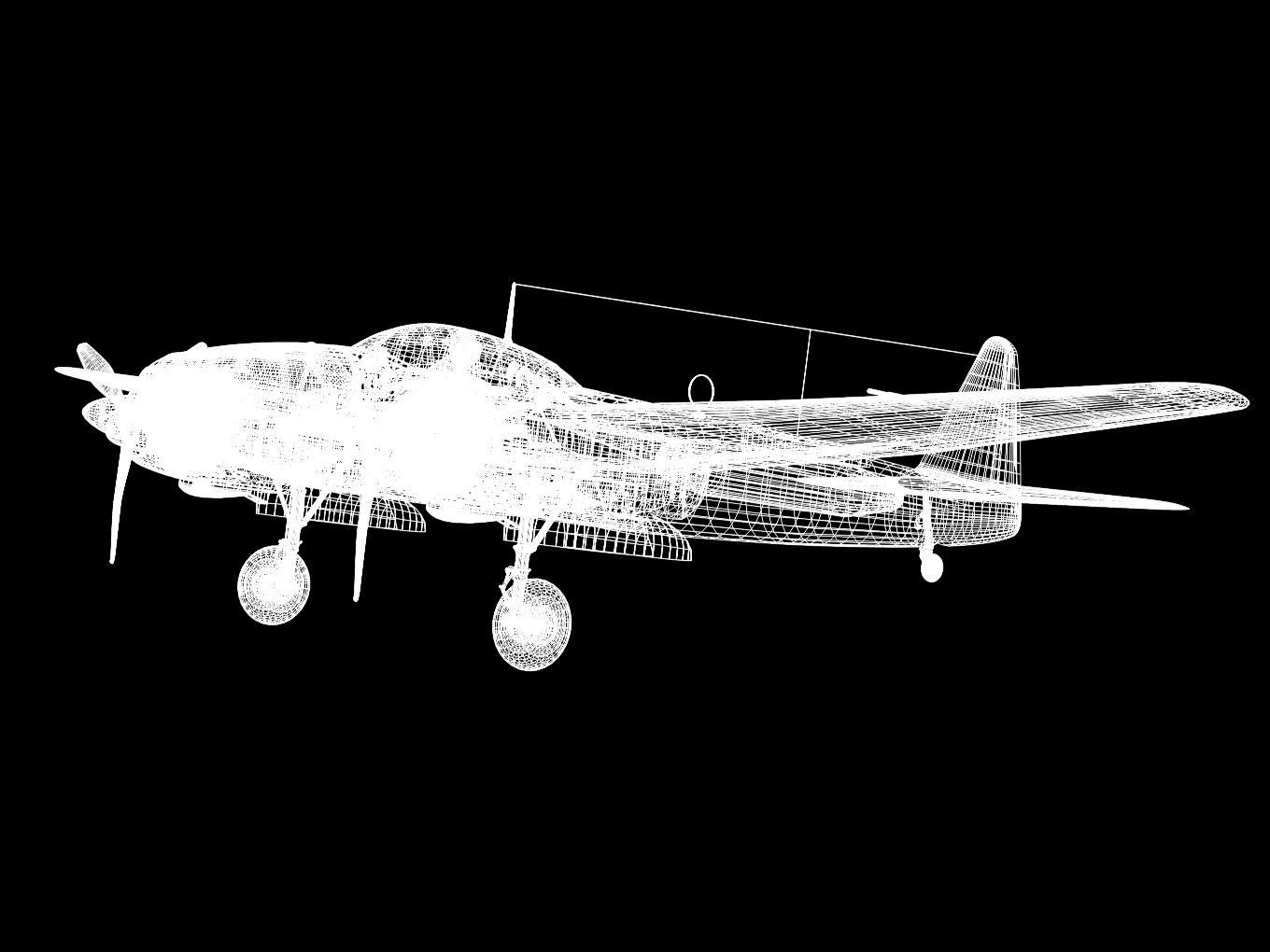 kugisho P1Y1 ginga Frances 3D model | CGTrader