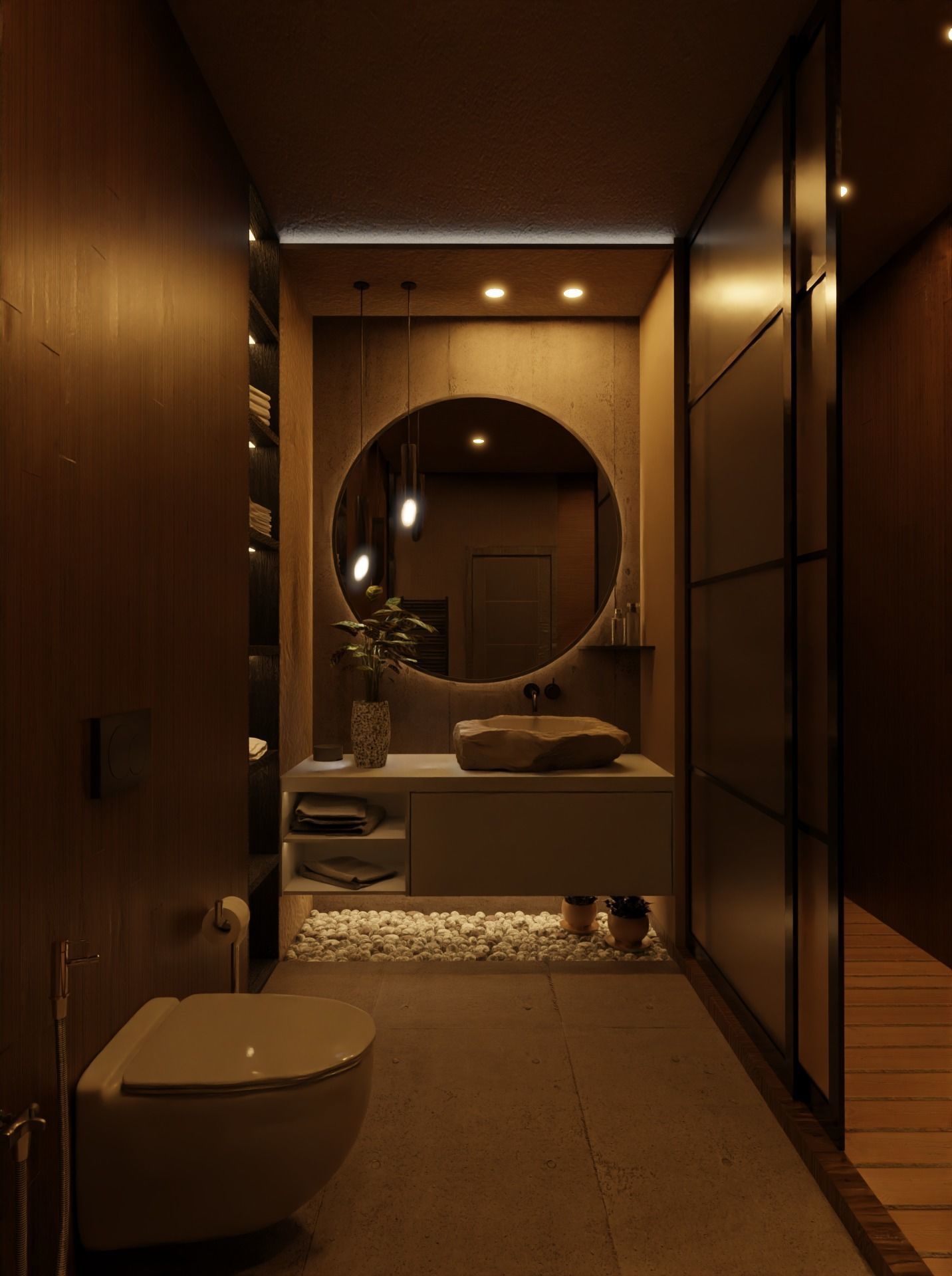 Bathroom Ambience 3D model | CGTrader
