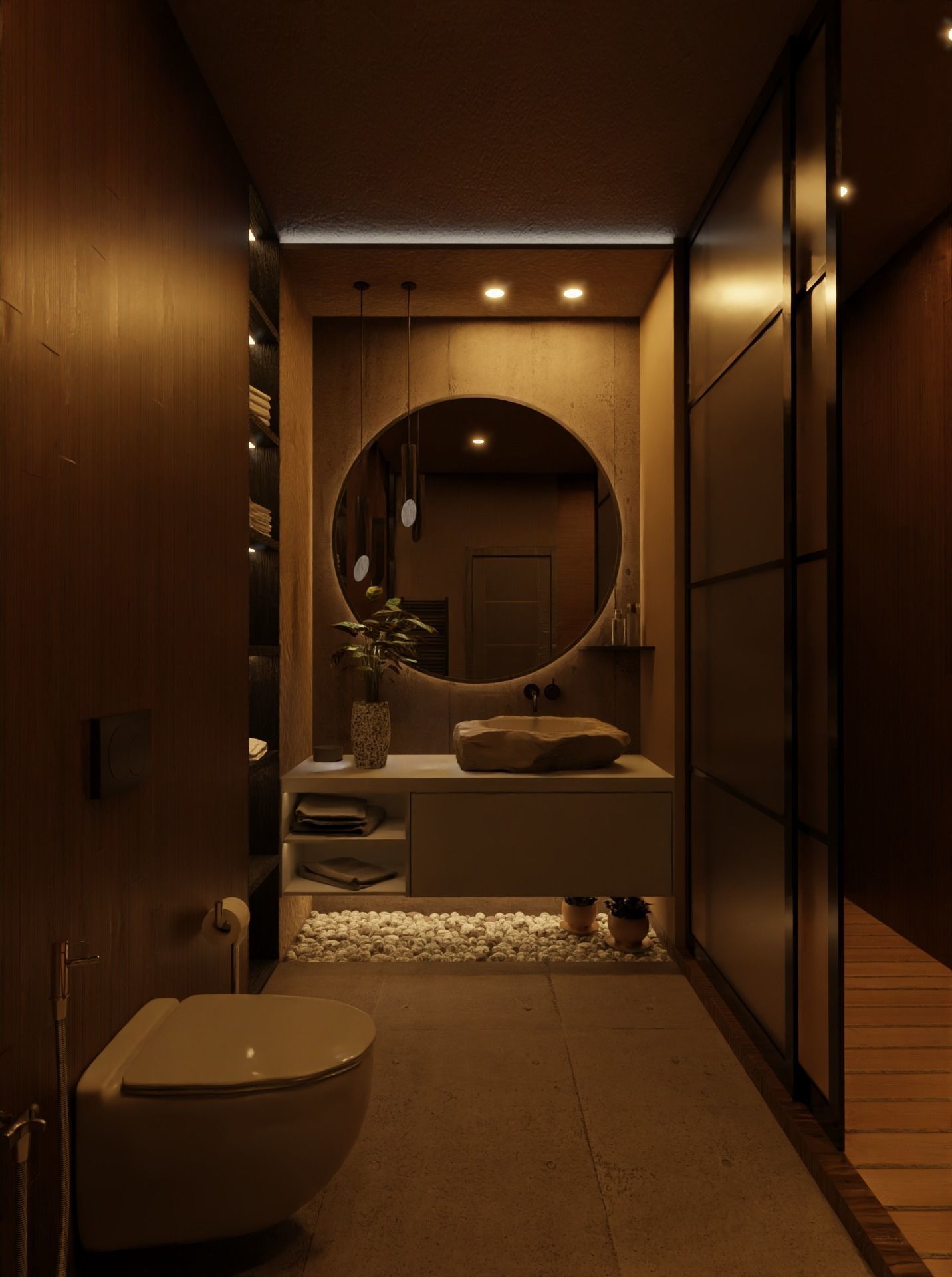 Bathroom Ambience 3D model | CGTrader