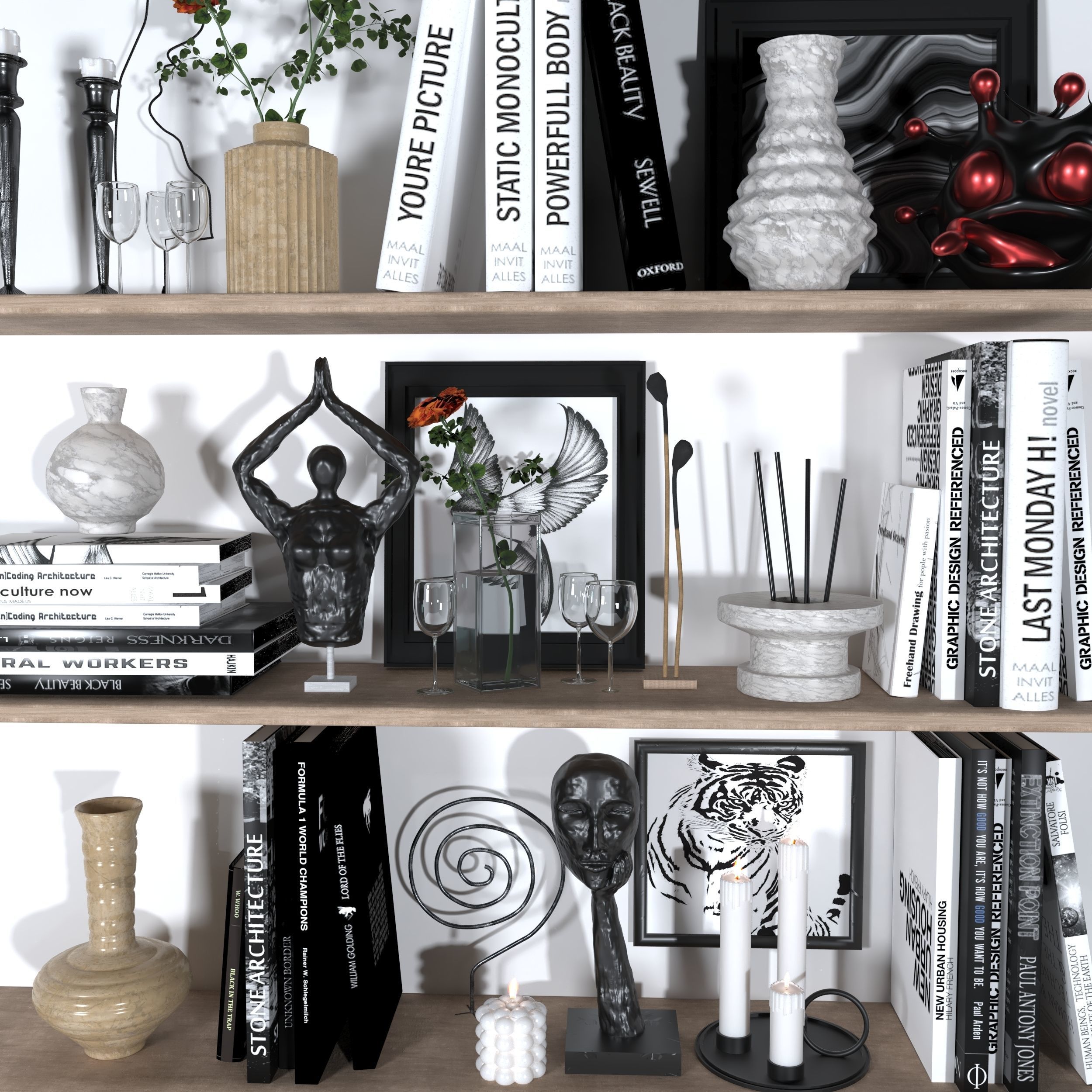 Virus Decoration set 1 3D model | CGTrader