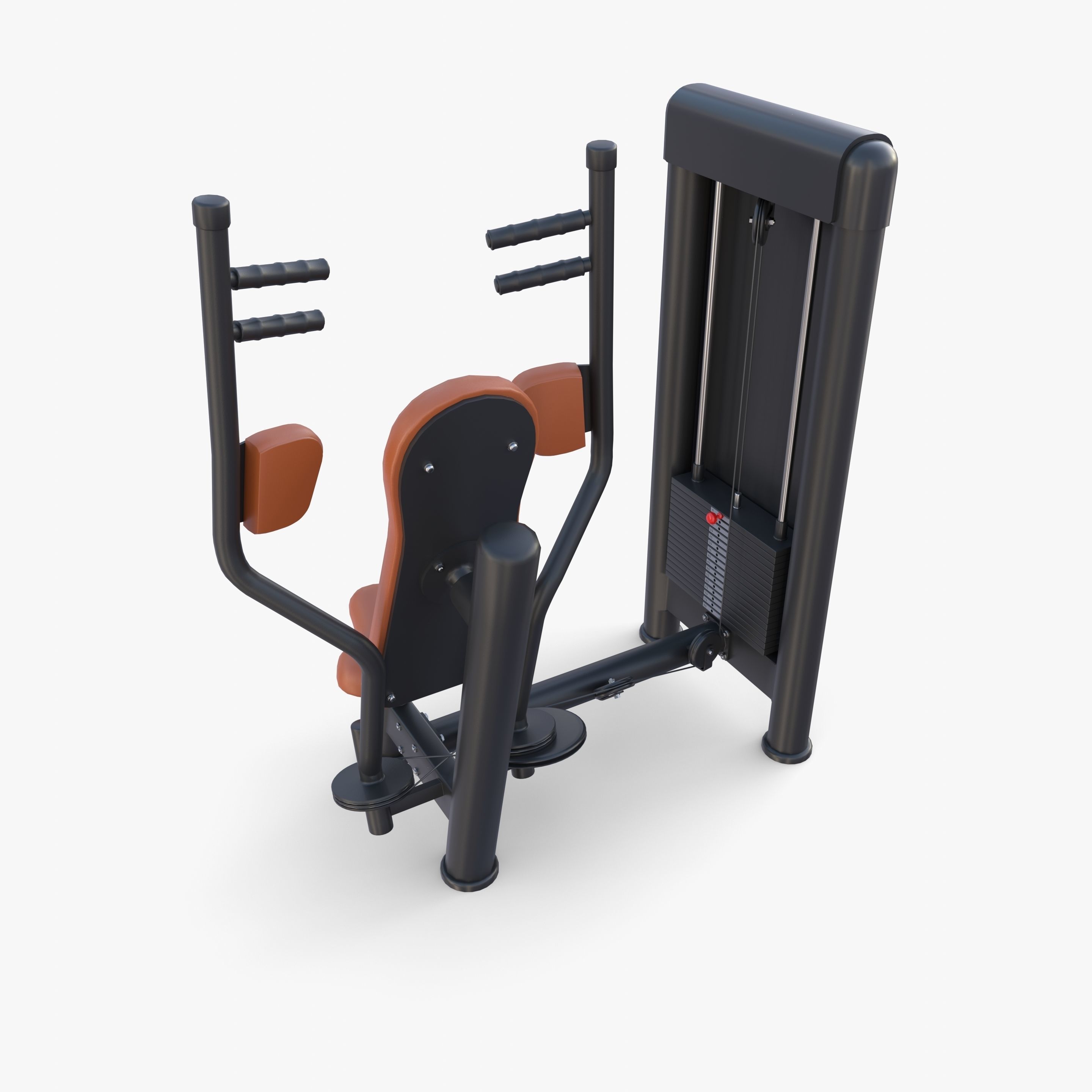 Pec deck machine 3D model | CGTrader