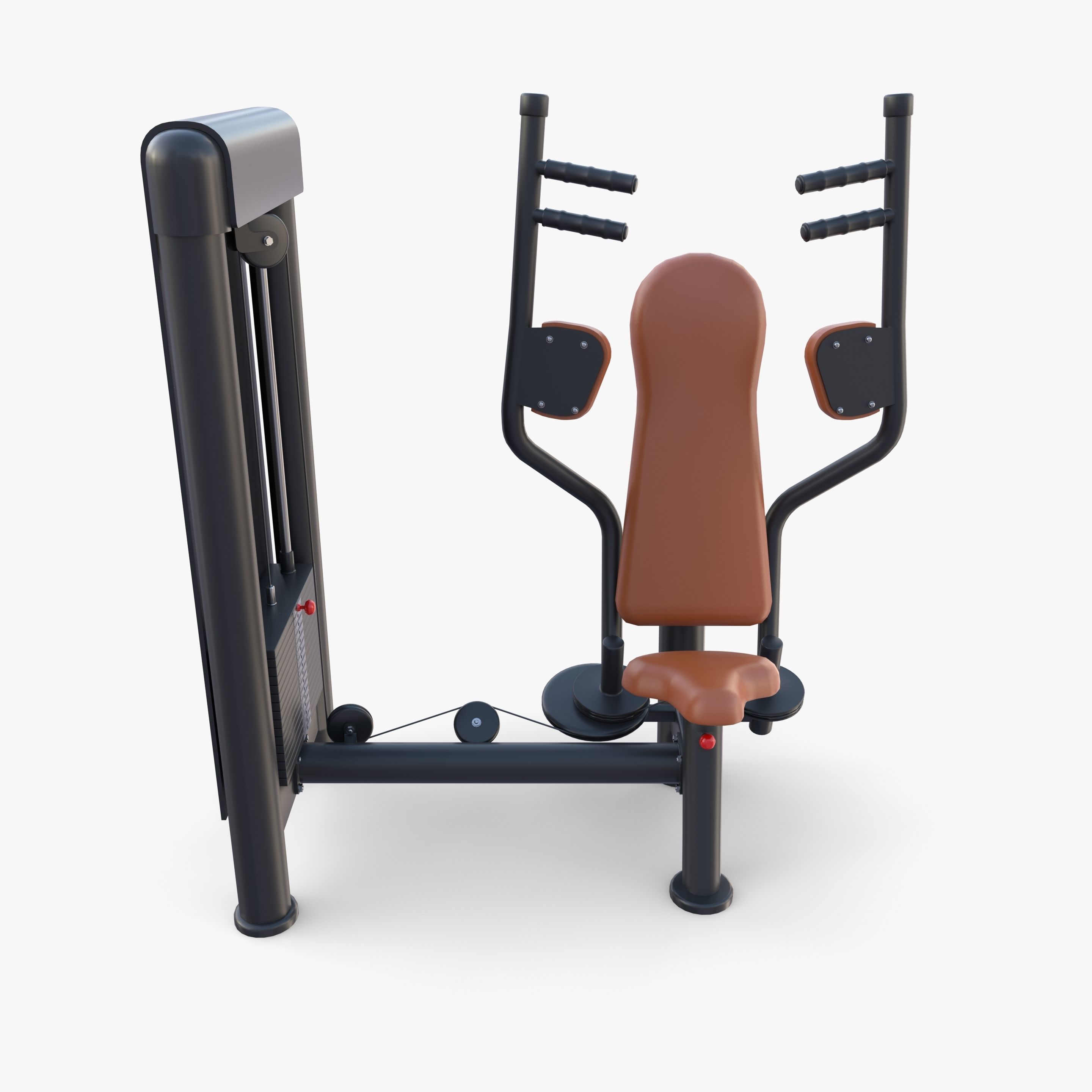 Pec deck machine 3D model | CGTrader