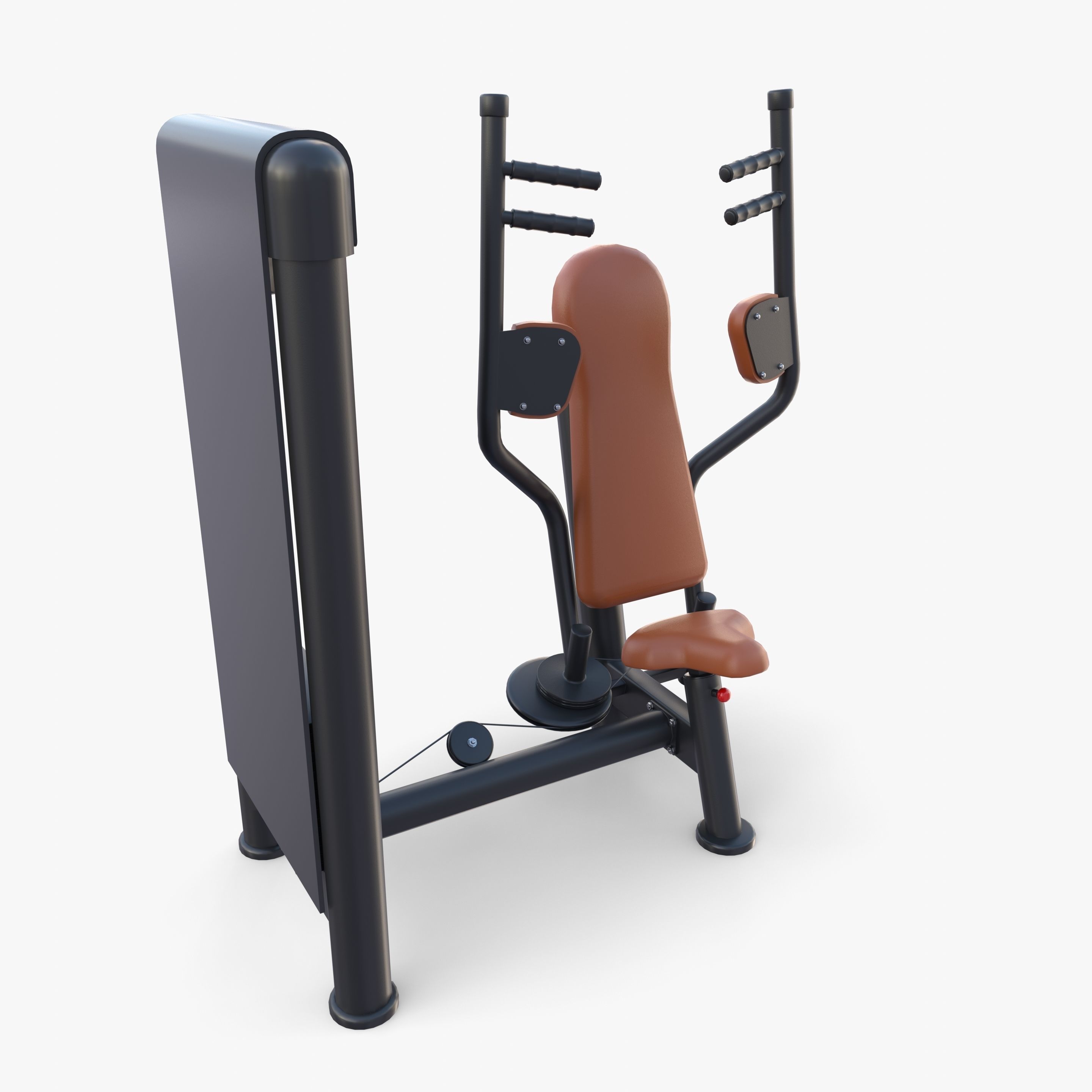 Pec deck machine 3D model | CGTrader