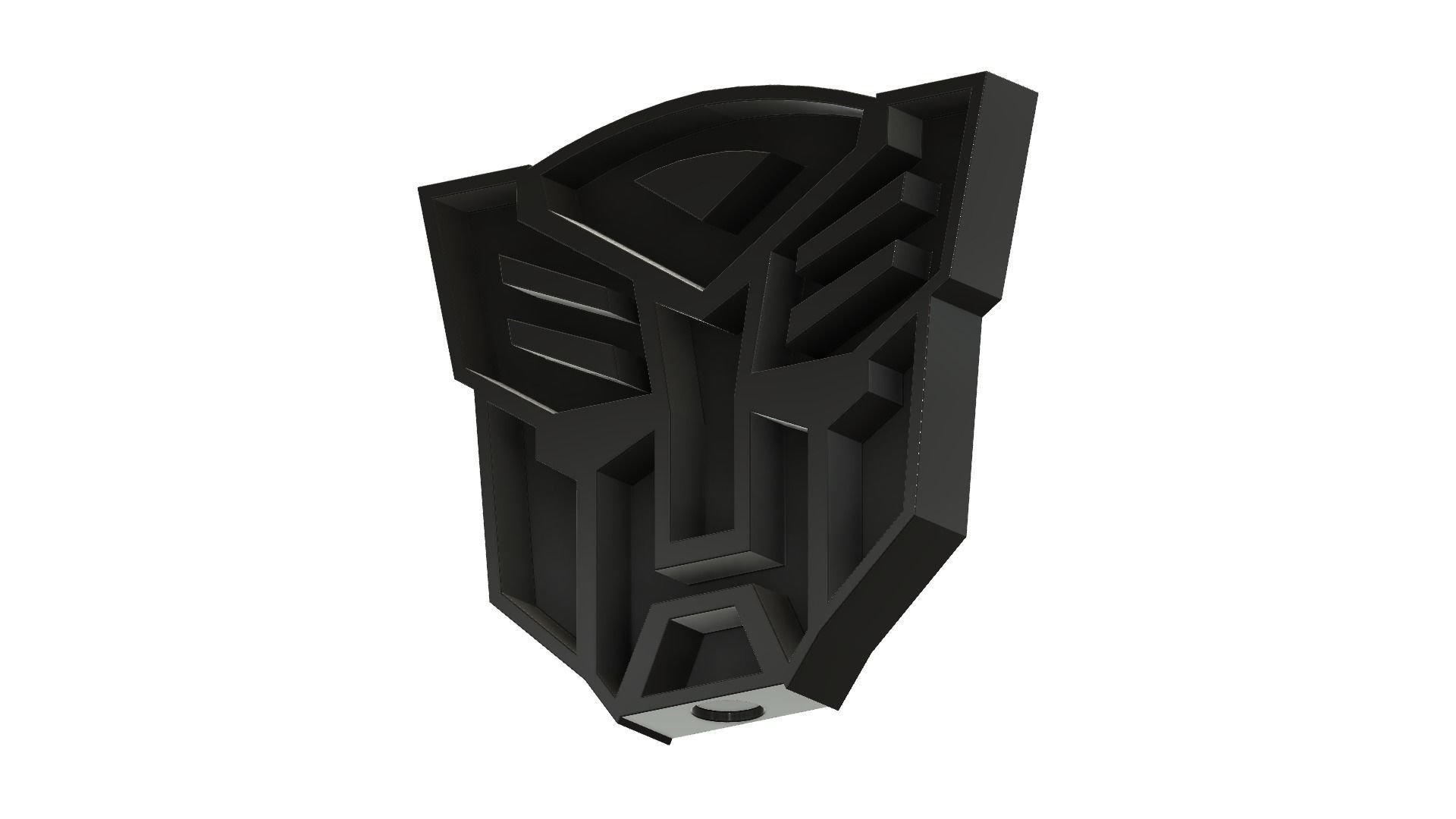 Transformers Logo Stand 3D model 3D printable | CGTrader
