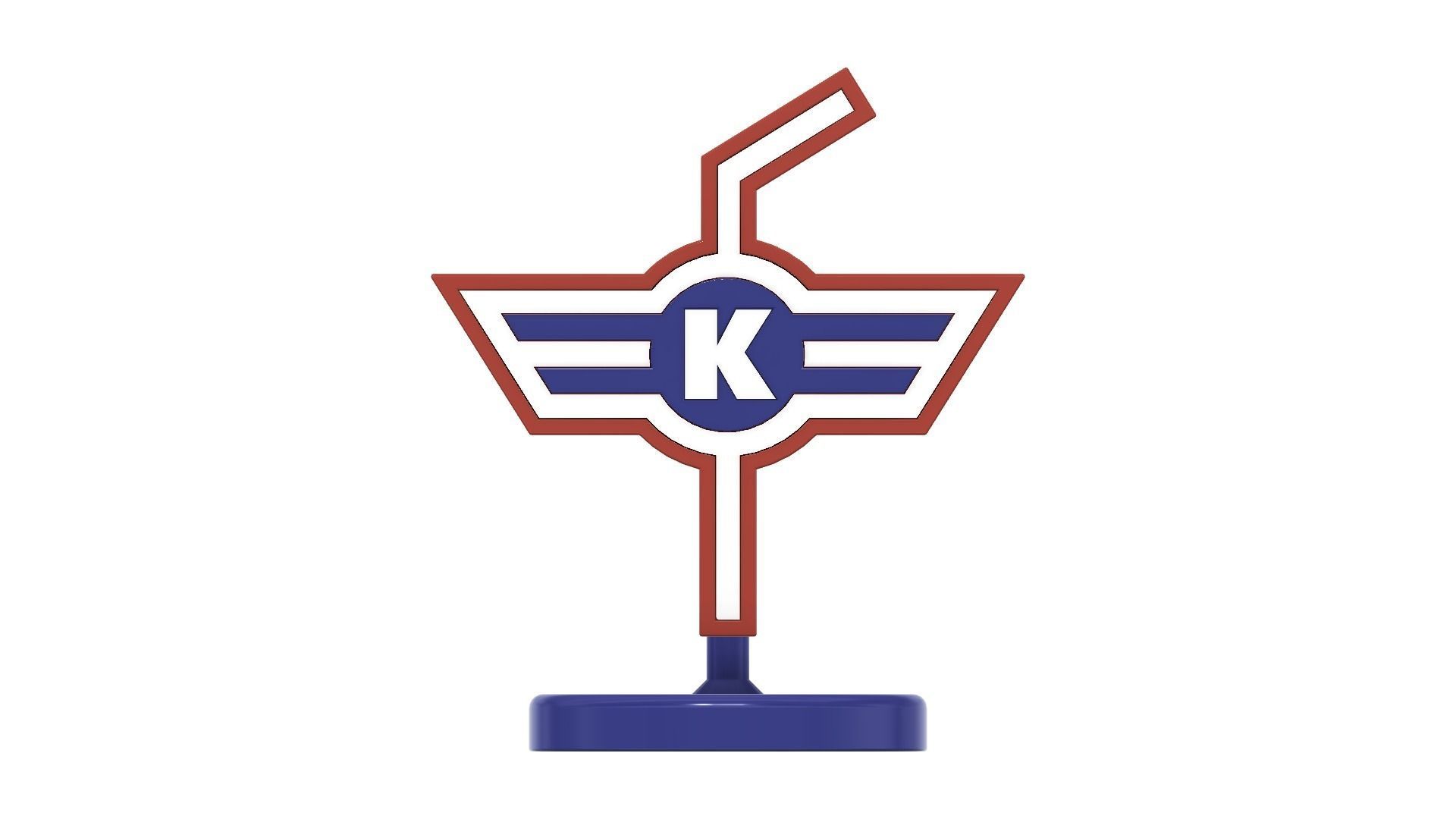Kloten Flyers Stand Logo 3D model 3D printable | CGTrader