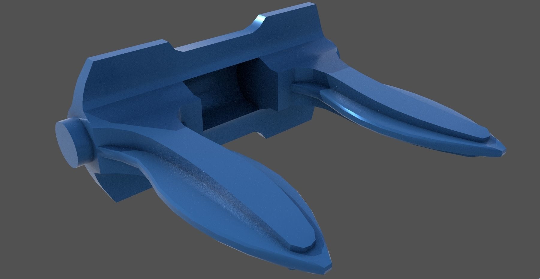 Naval anchor - Personal license - 1-200 scale 3D model 3D printable ...