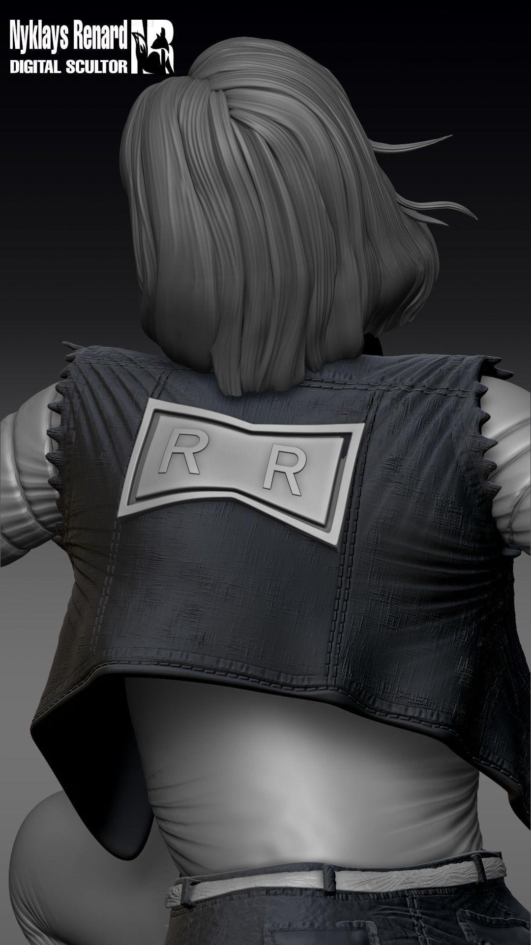 Android Number 18 3D model 3D printable | CGTrader