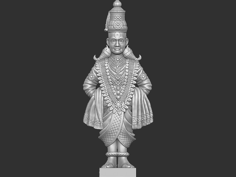 Vitthal Rukmini God 3D model 3D printable | CGTrader