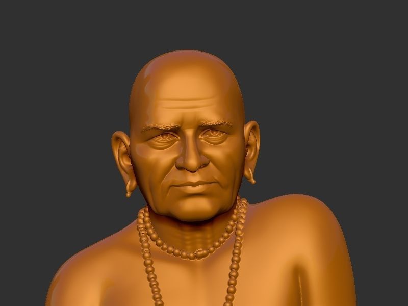 Swami samarth 3D model 3D printable | CGTrader