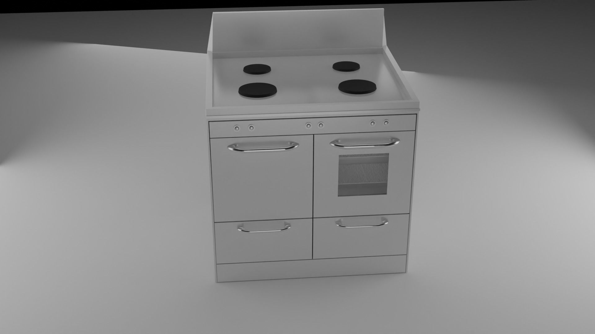 Electric stove for cooking free VR / AR / low-poly 3D model | CGTrader