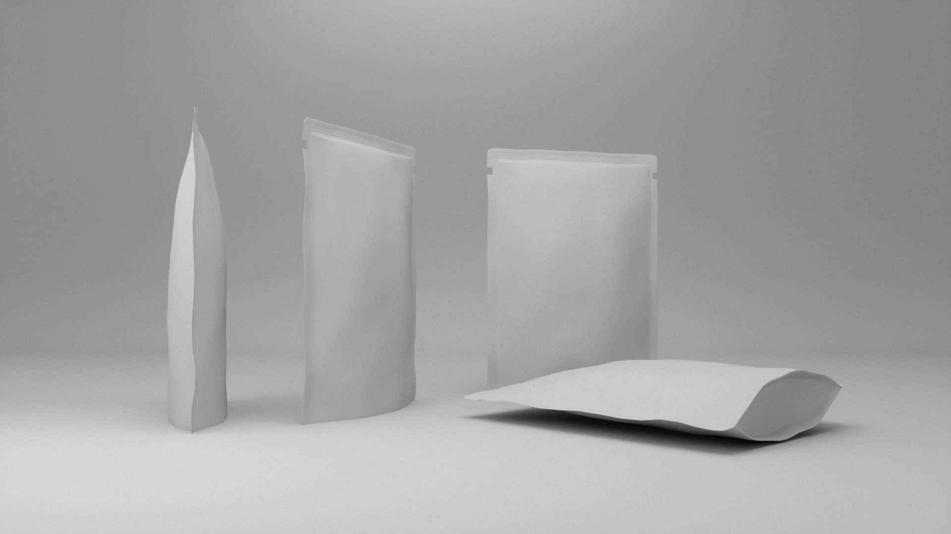 Food pouch bag 3D model | CGTrader