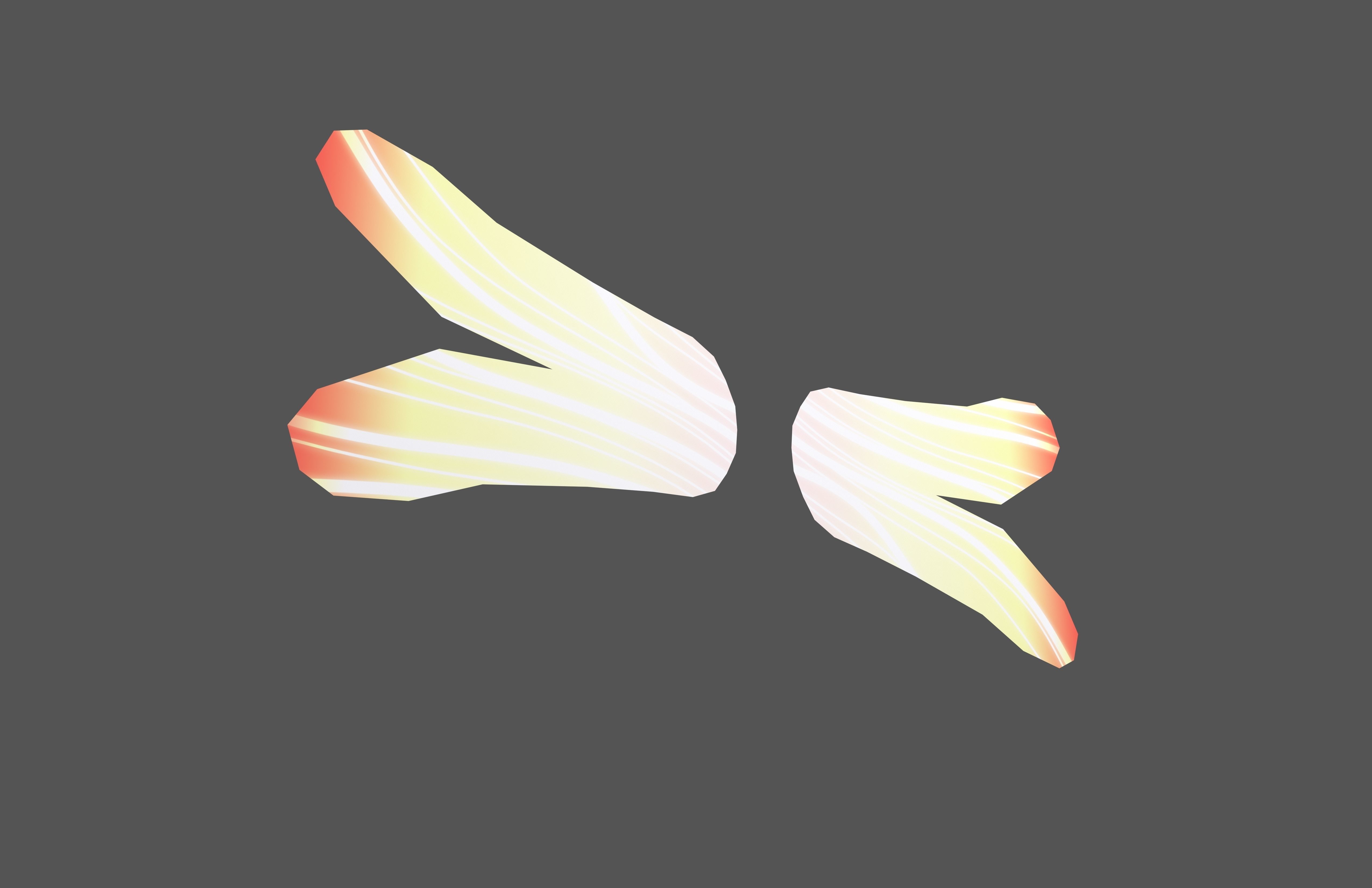 Low Poly Wings v2 001 free VR / AR / low-poly 3D model | CGTrader