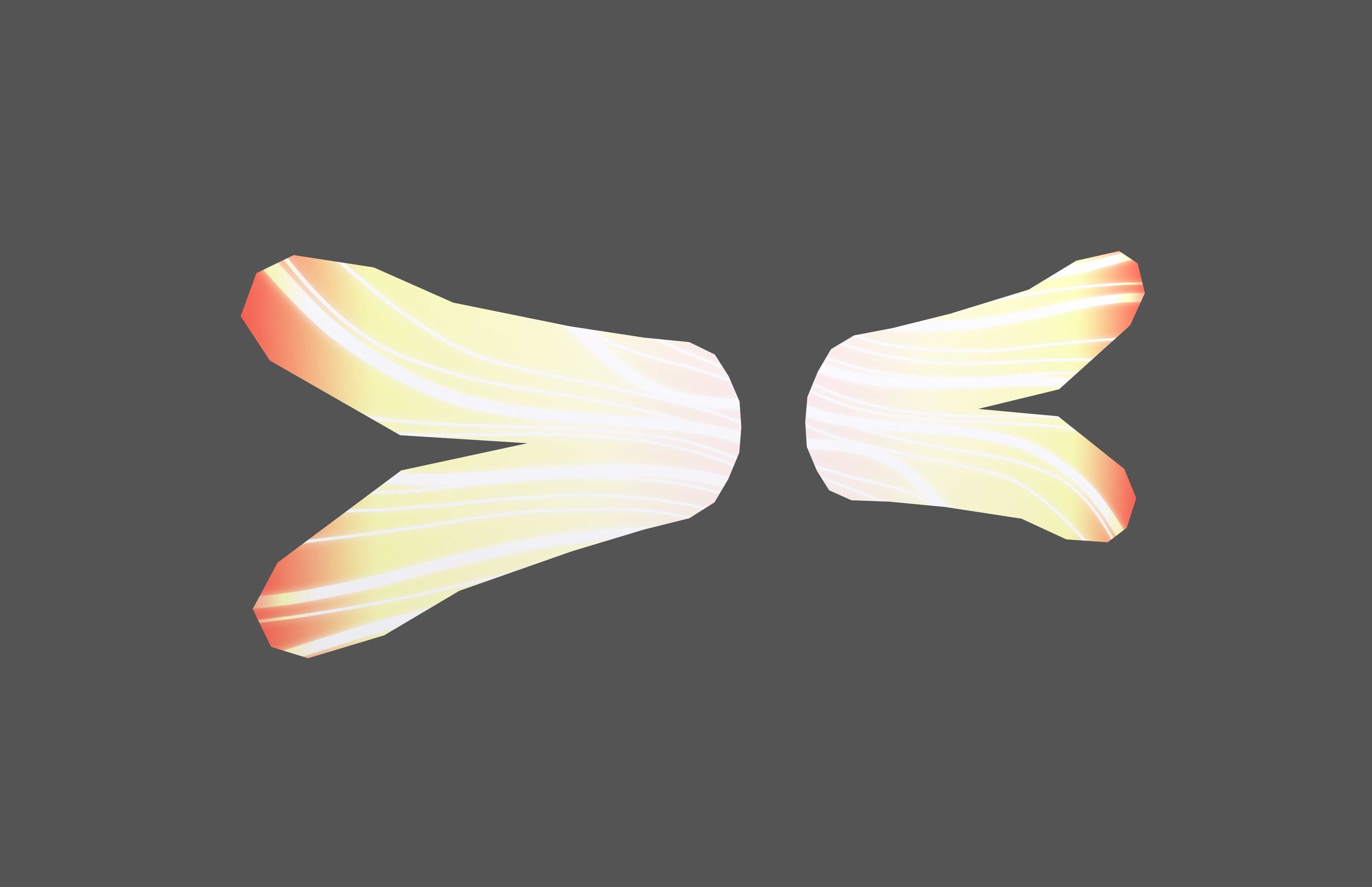 Low Poly Wings v2 001 free VR / AR / low-poly 3D model | CGTrader