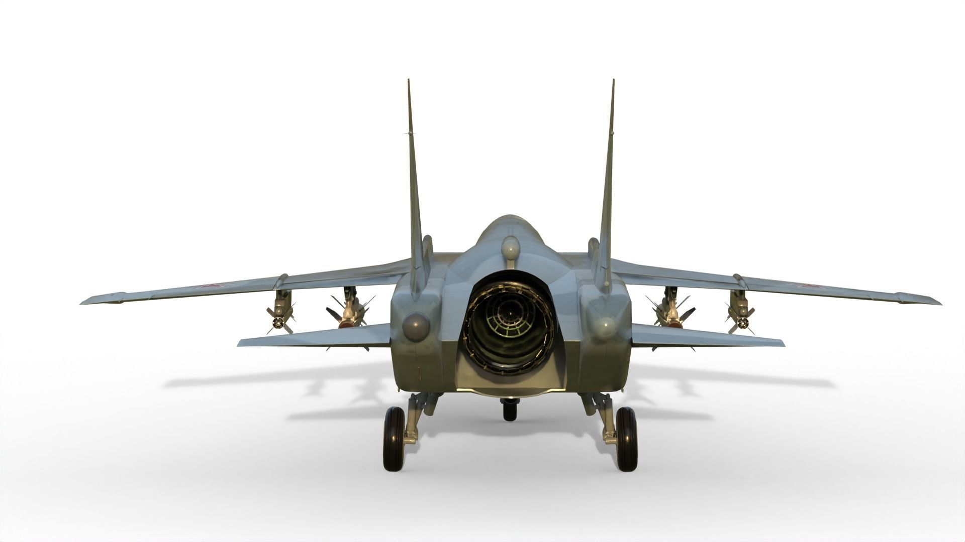 Yak-141 VTOL jet fighter 3D model animated | CGTrader