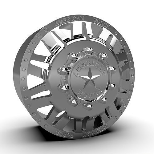 AMERICAN FORCE 9 LIBERTY DRW WHEEL 3D model 3D printable | CGTrader