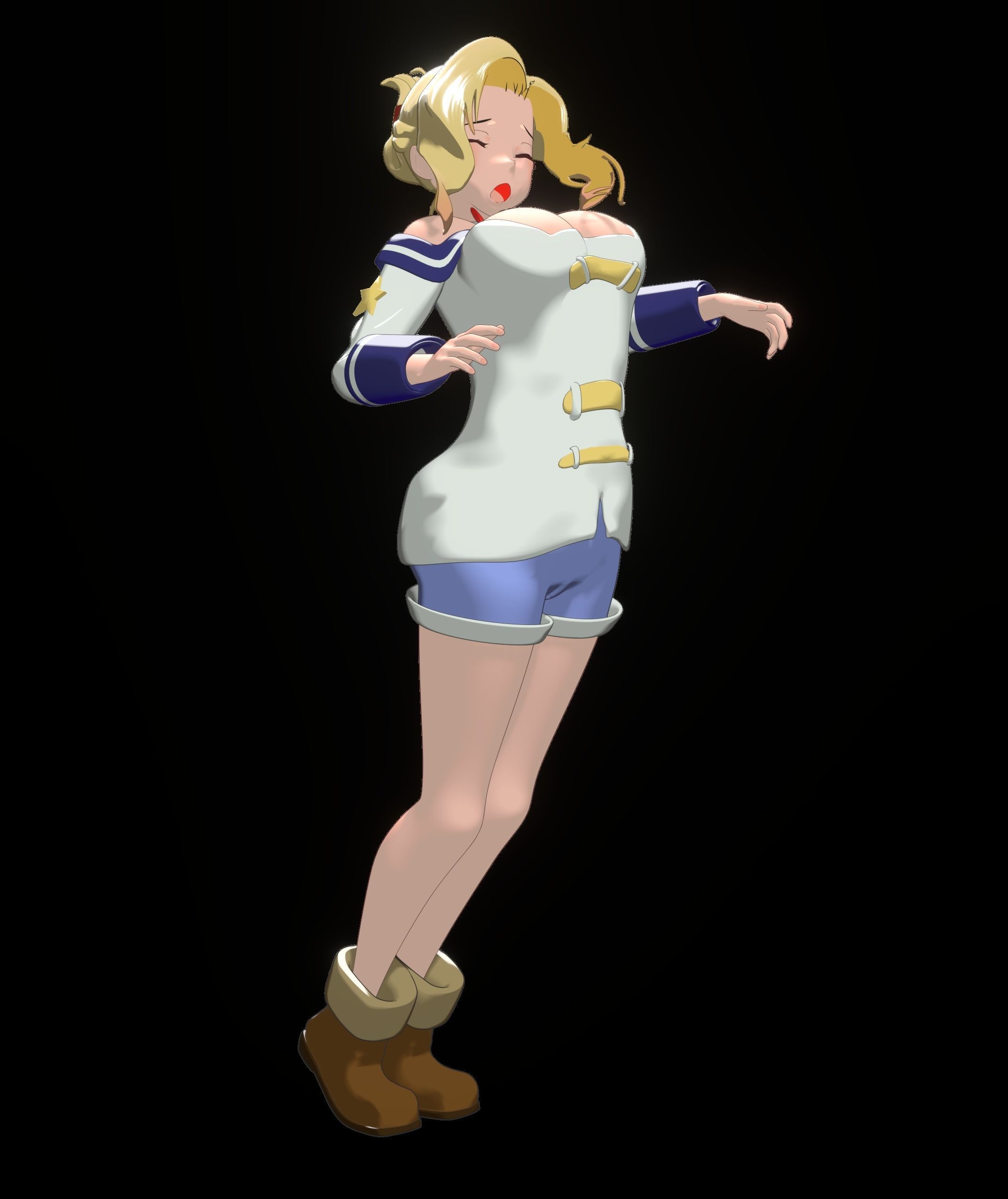 Luna - Konosuba free VR / AR / low-poly 3D model rigged | CGTrader