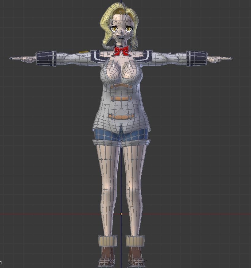 Luna - Konosuba free VR / AR / low-poly 3D model rigged | CGTrader