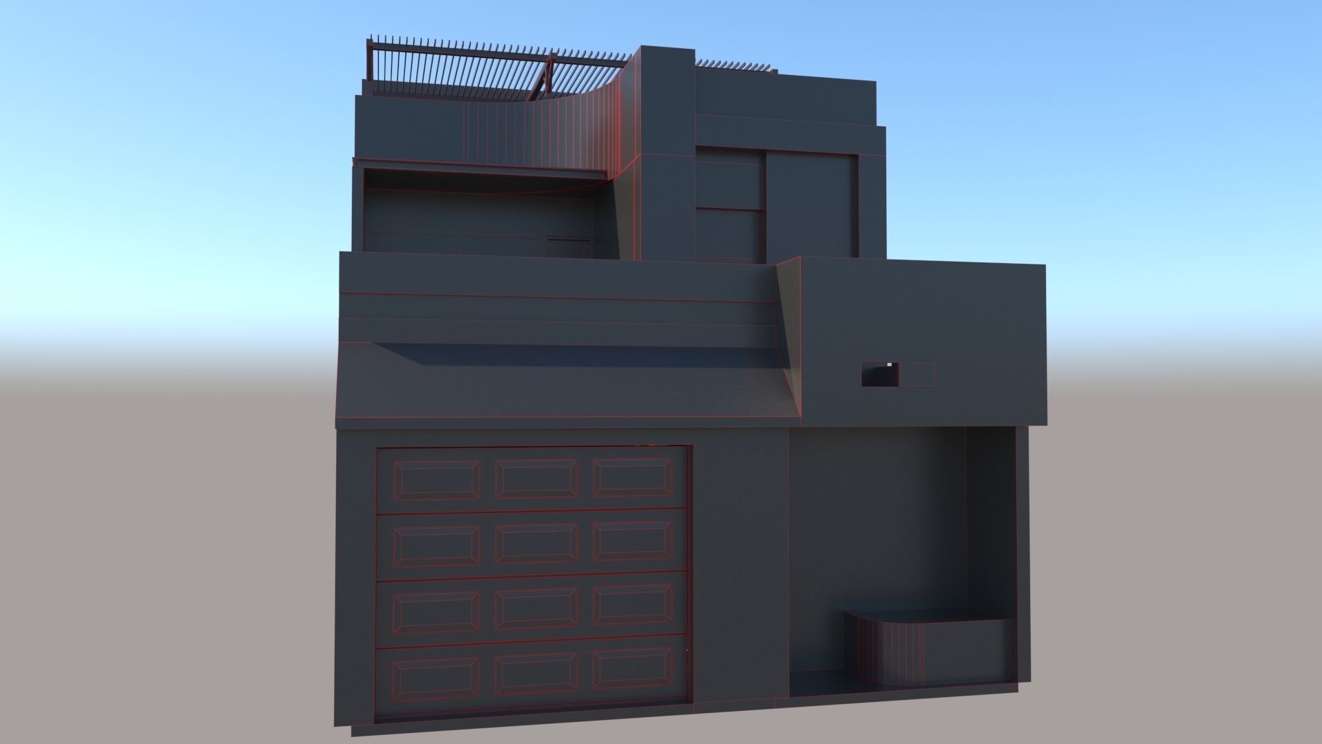 Modern House Mod Peninsula Casa Moderna 3D model | CGTrader