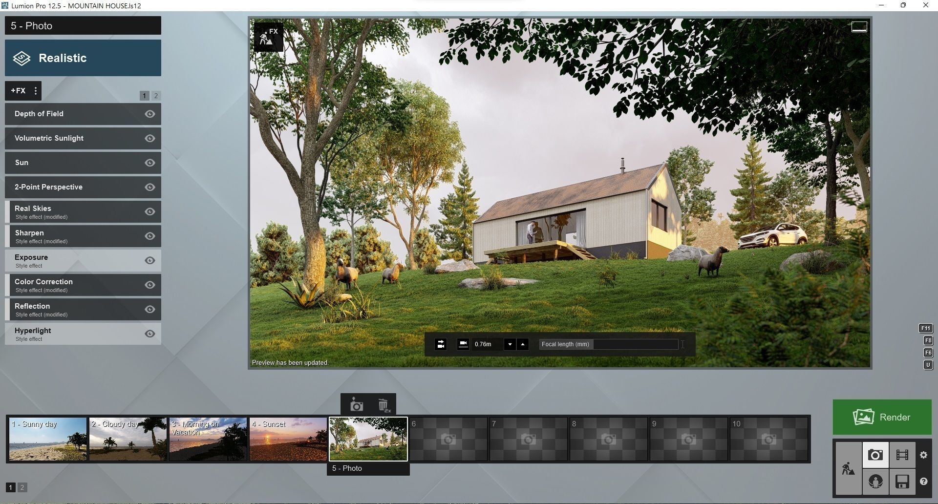 Scene Lumion 12 5 By Yoga4arch Sketchup File 3d Model Cgtrader