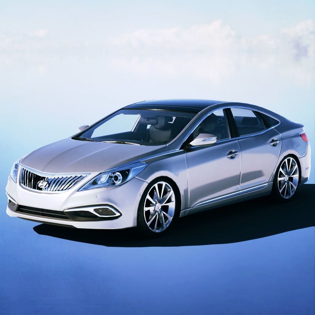 3D model Hyundai Azera 2019 VR / AR / low-poly | CGTrader