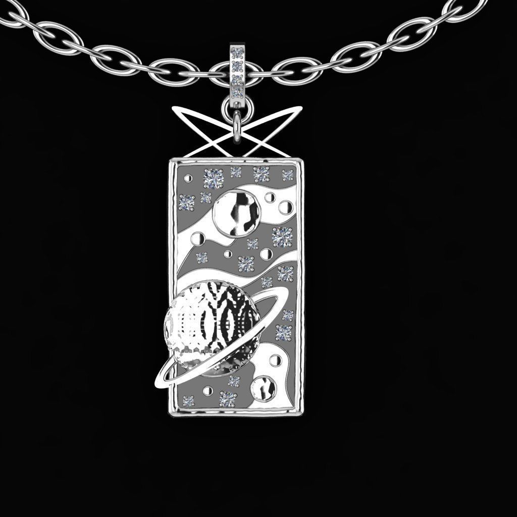Pendant Outer space 3D model 3D printable | CGTrader