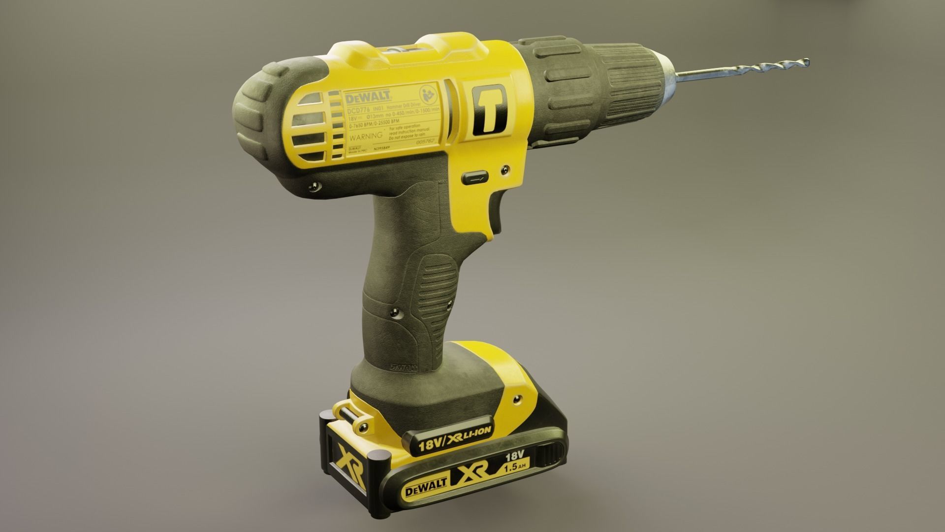 Drill Model electric 3D model | CGTrader