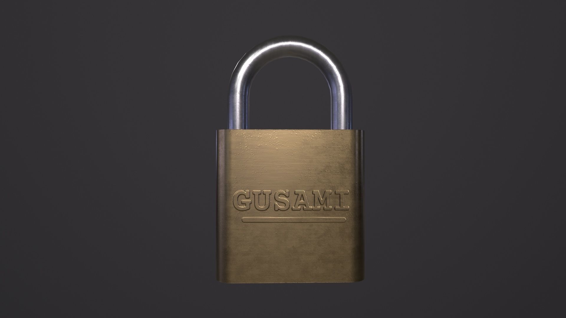 3D model Openable padlock 3D Model VR / AR / low-poly | CGTrader