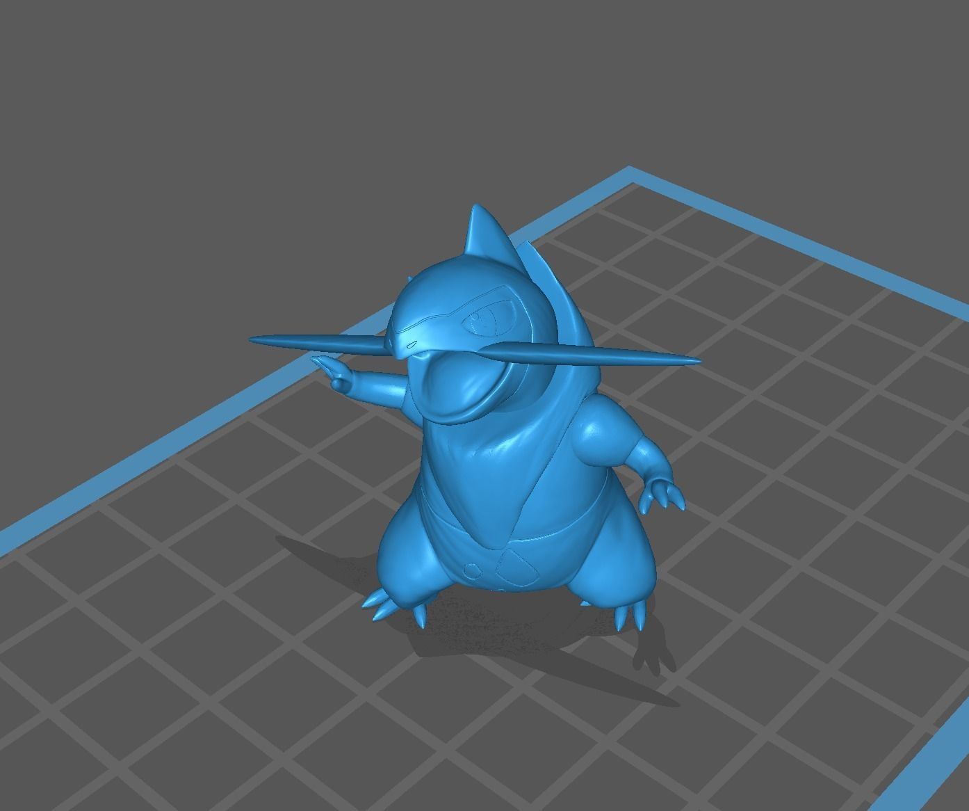 Fraxure pokemon 3D print model 3D model 3D printable | CGTrader
