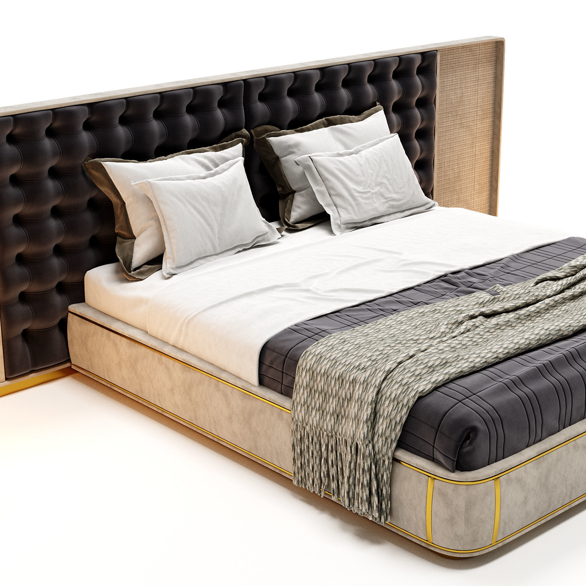 Visionnaire Ripley Bed 3D model | CGTrader