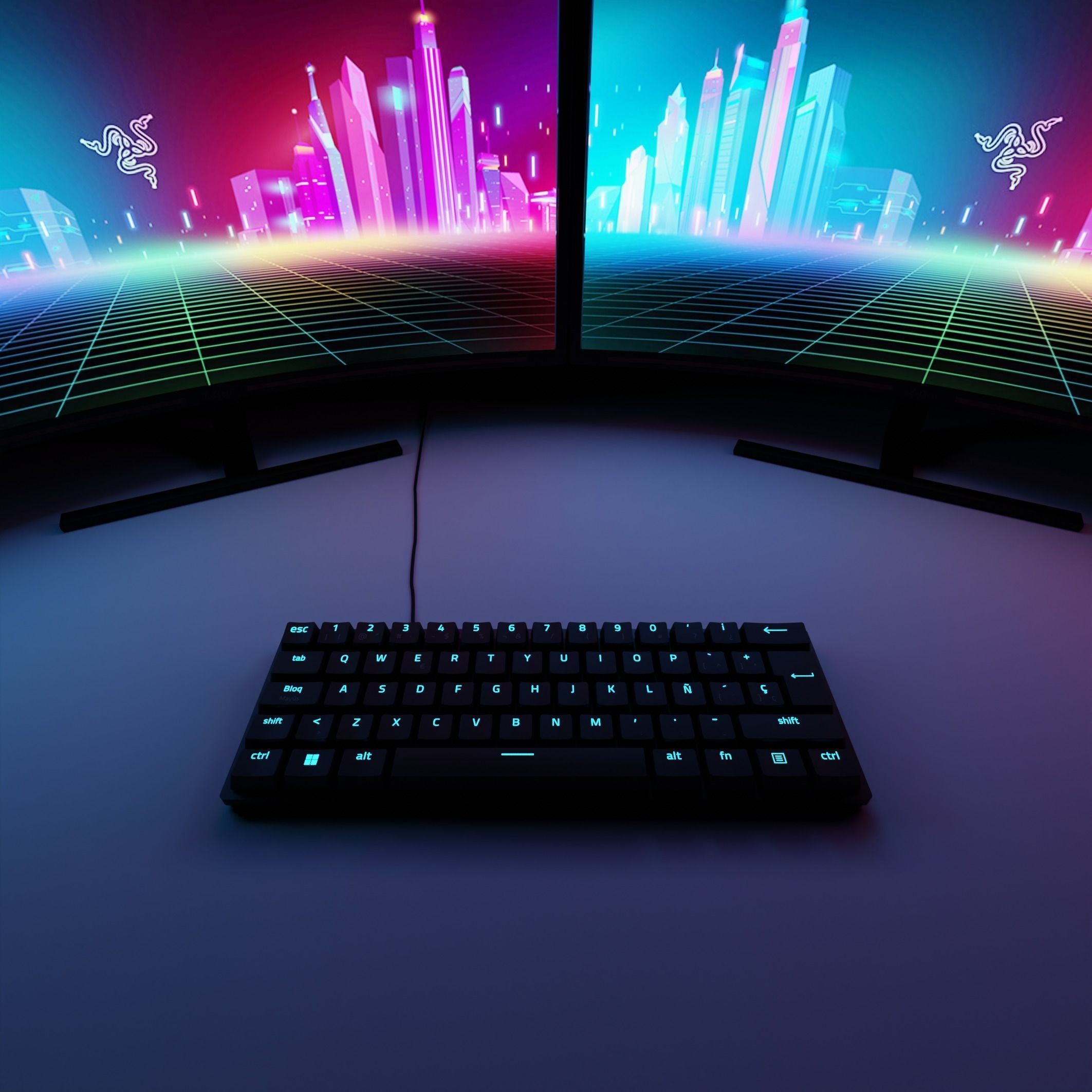 Razer Huntsman Mini Gaming Keyboard 3D model | CGTrader