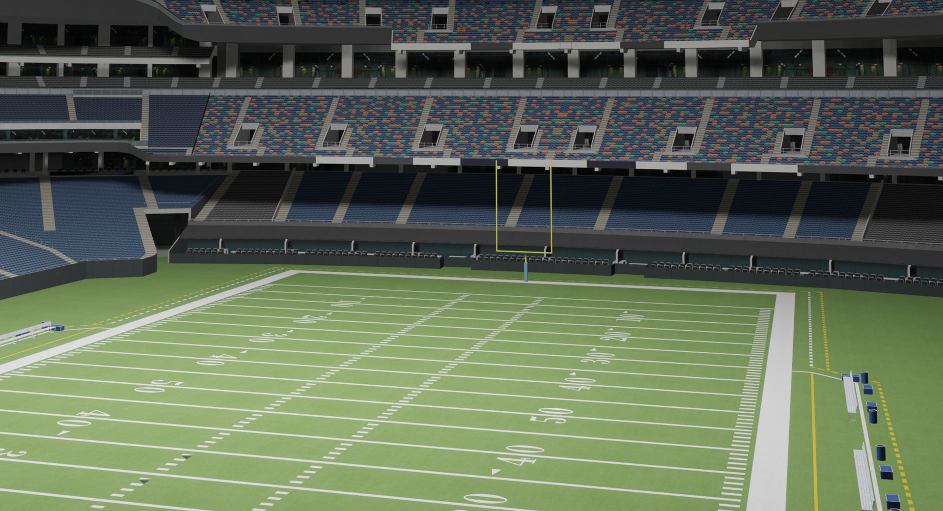 Caesars Superdome - New Orleans USA 3D model | CGTrader